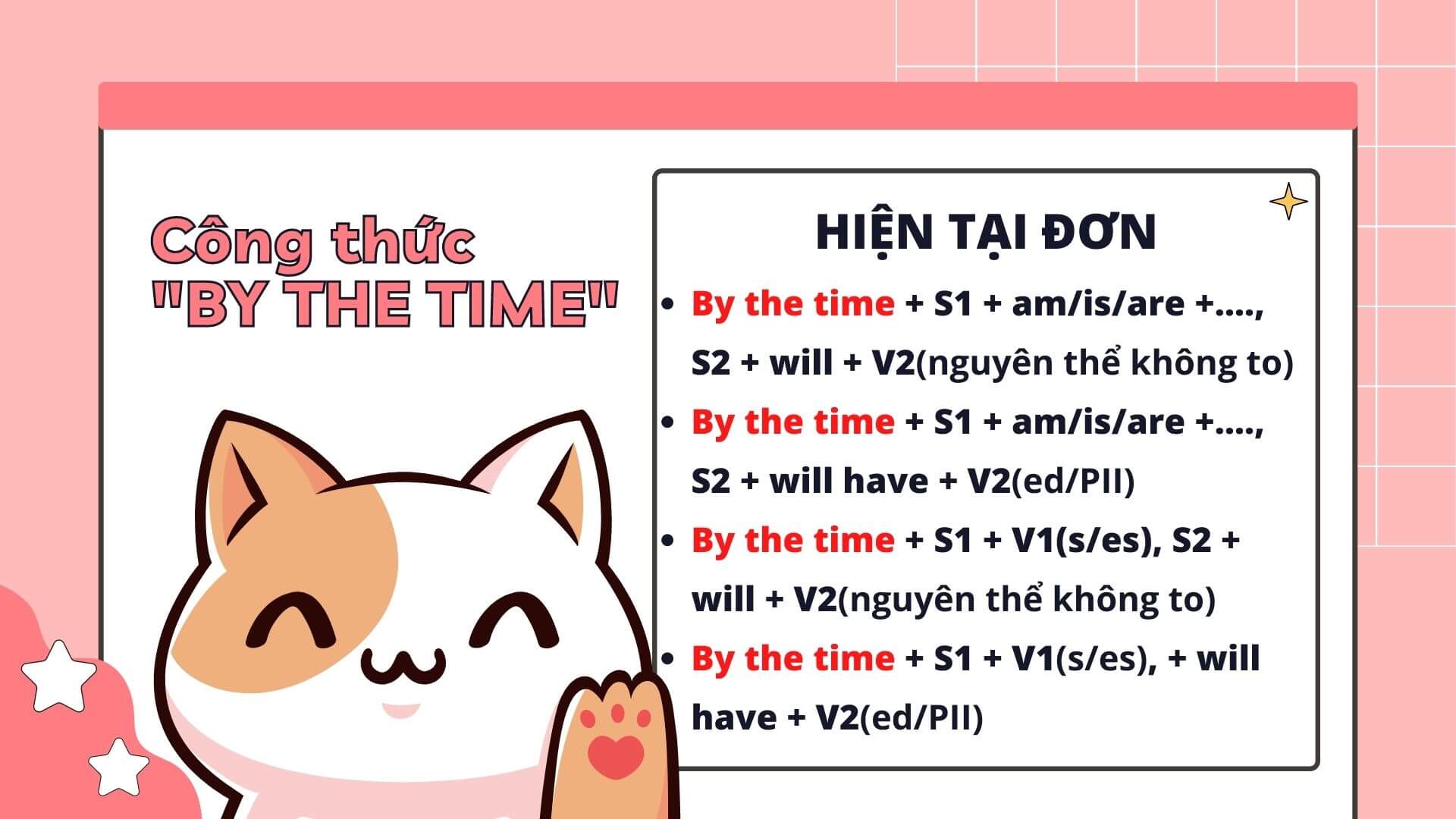 By the time là gì? Phân biệt với When/ Until [+ Bài tập có đáp án]