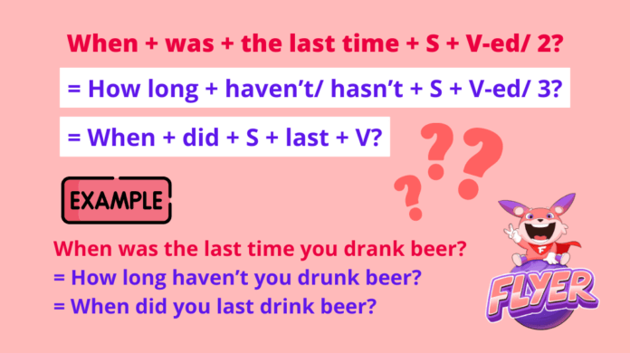 Nắm vững cấu trúc The last time & Các cấu trúc tương đương trong bài thi