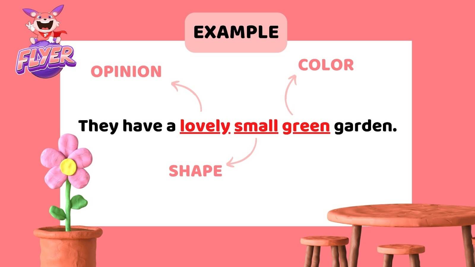 OPSACOMP - 5 phút chinh phục trật tự tính từ trong tiếng Anh