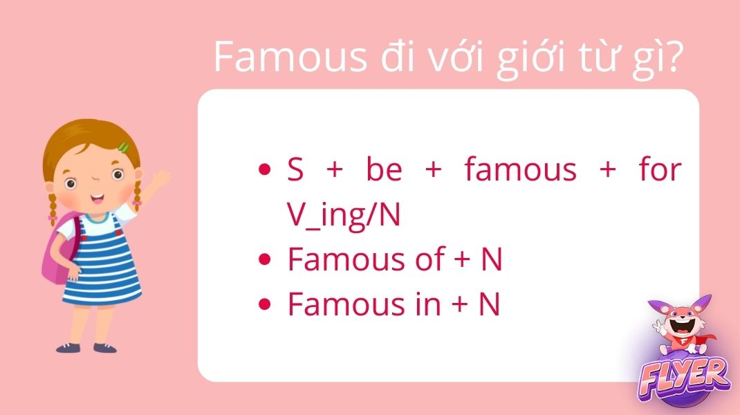 Famous đi với giới từ gì? 3 cách dùng & phân biệt với Well-known