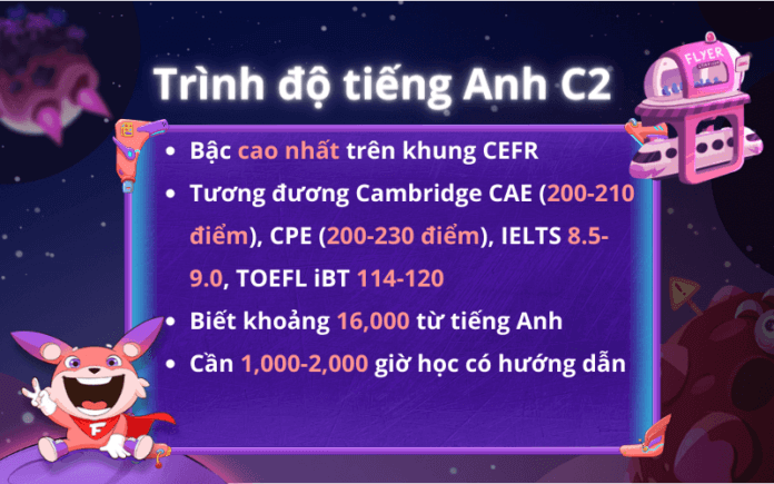 Trình độ tiếng Anh C2 là gì? Làm sao đạt trình độ tiếng Anh C2