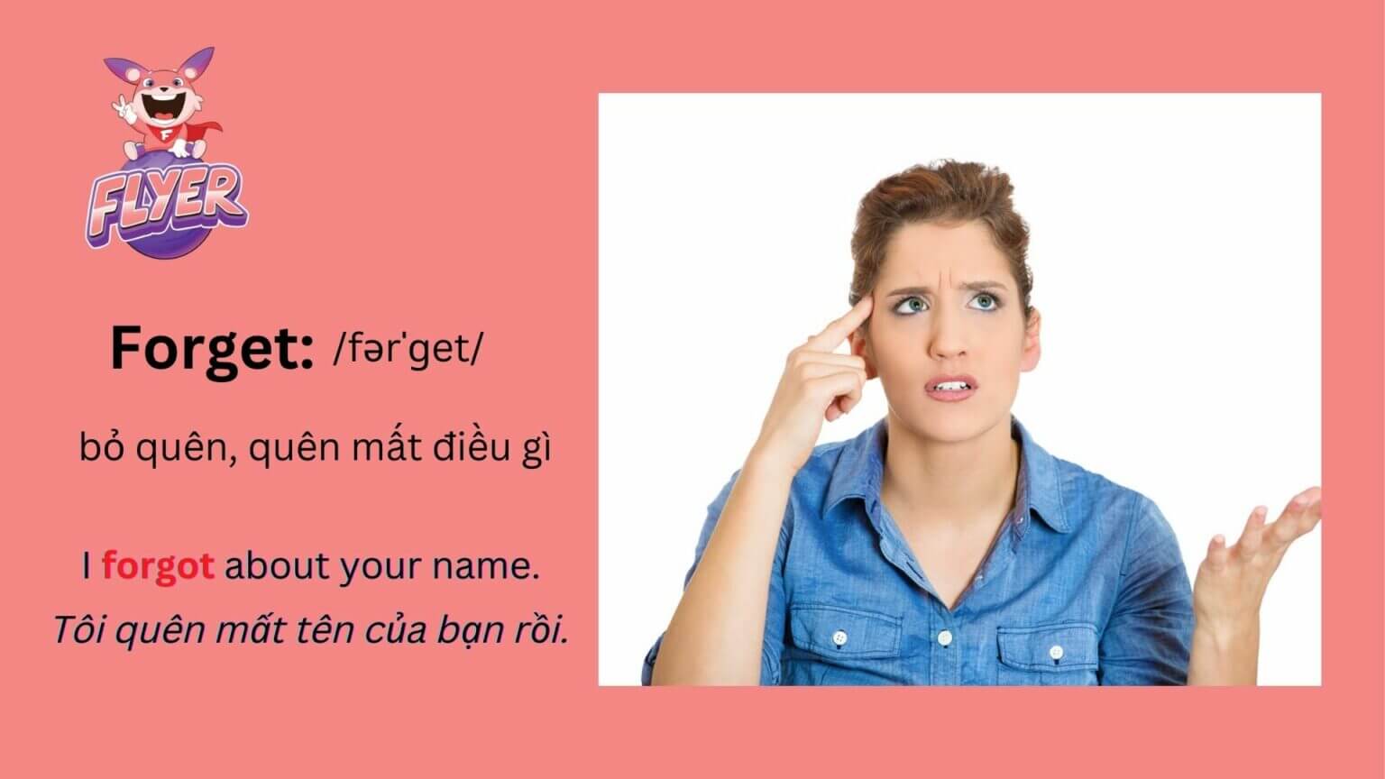 Forget + gì? 7 cấu trúc thường gặp với “forget” (+ ví dụ và bài tập)