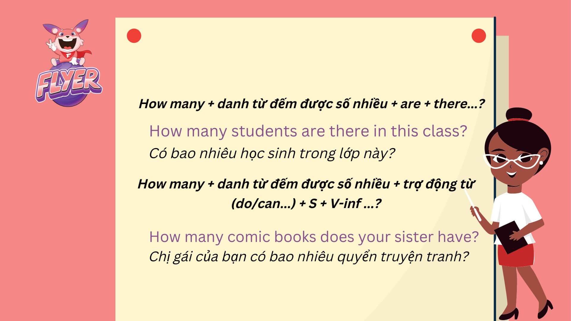 Điểm giống và khác nhau giữ how many - how much và cách trả lời