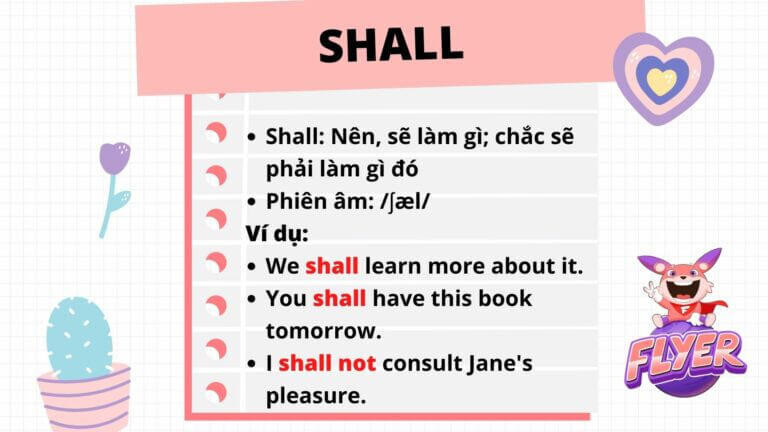 Shall - Bật mí cách dùng phân biệt với “will", “would", “should"