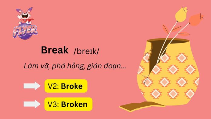 Quá khứ của “break” là gì? 7+ cách chia “break” ở dạng quá khứ