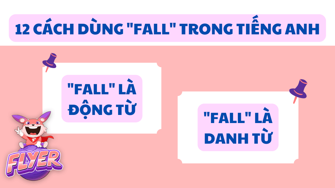Quá khứ của “fall” là gì? 16 cụm động từ với “fall” cần ghi nhớ
