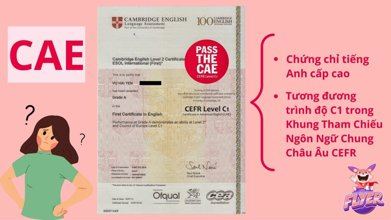 CAE là gì? Những thông tin mới nhất về chứng chỉ CAE năm 2023