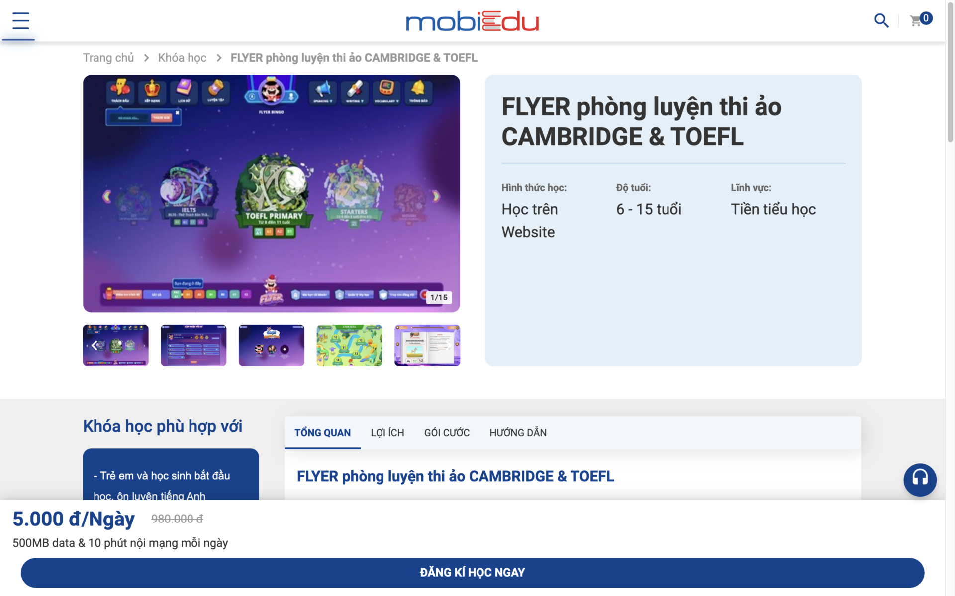 FLYER hợp tác MobiEdu - Đưa tiếng Anh chuẩn Cambridge & TOEFL đến với ...