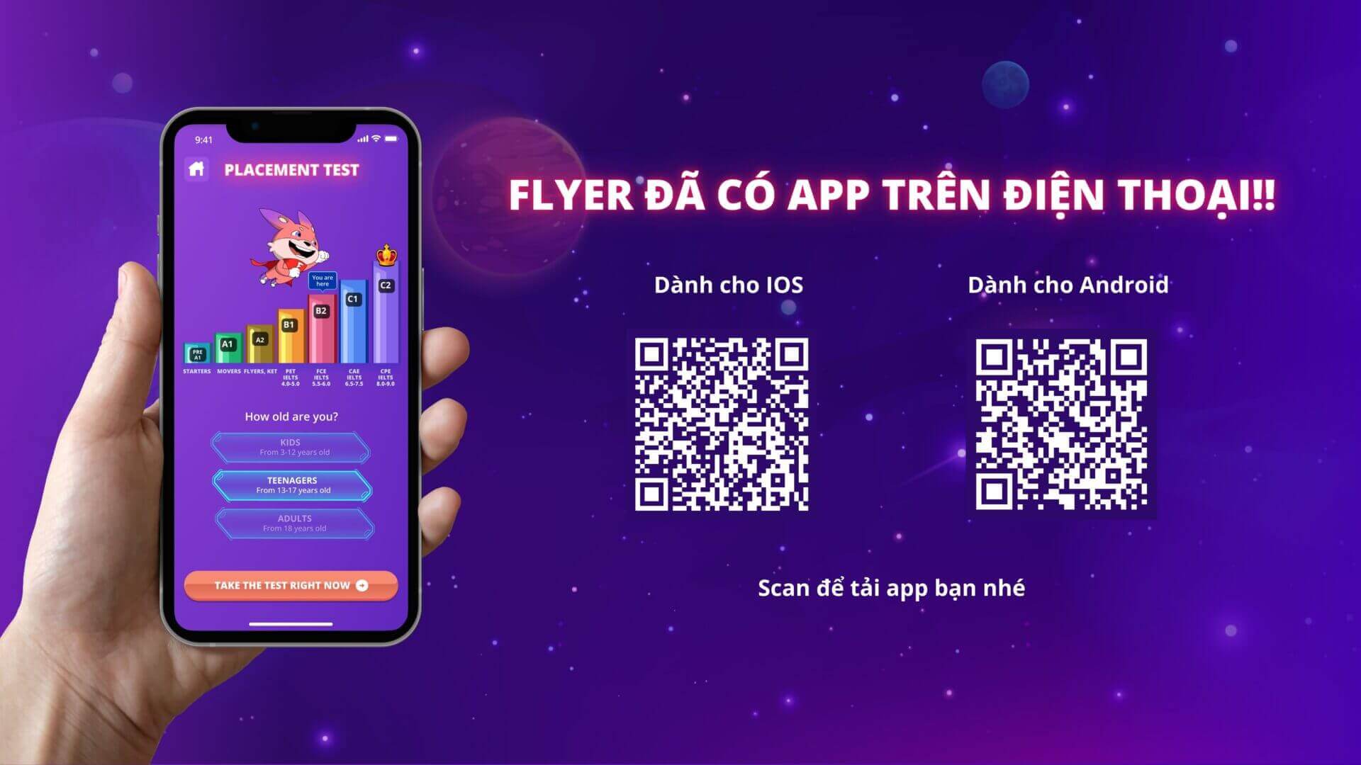 FLYER ra mắt app Phòng thi ảo tiếng Anh theo chuẩn Cambridge