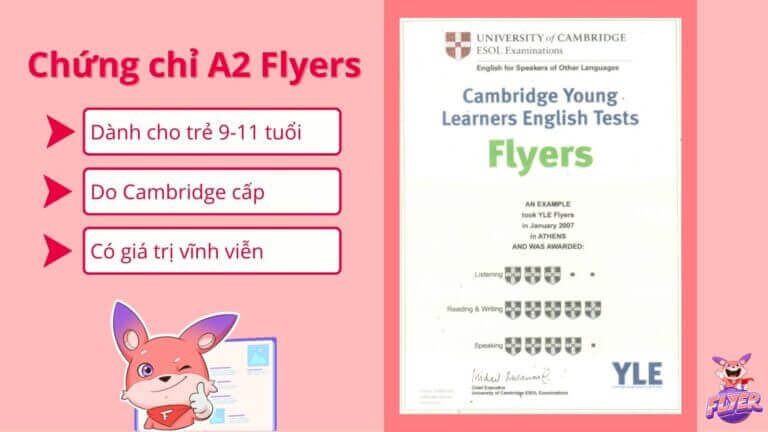 Tải MIỄN PHÍ đề thi Flyers Cambridge có đáp án và audio + sách luyện ...