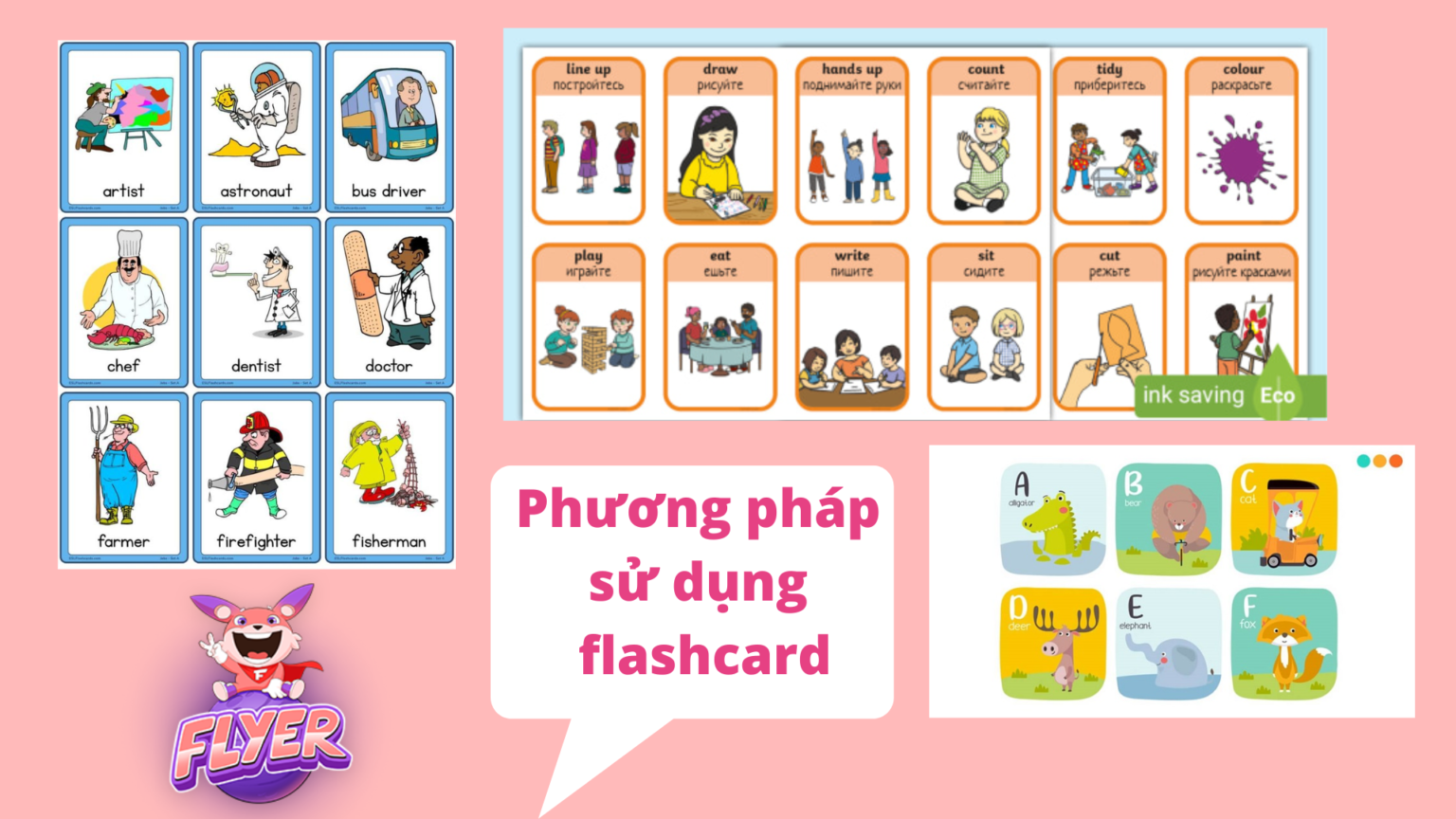 [FREE PDF] Bộ flashcard từ vựng Starters, Movers, Flyers CHUẨN Cambridge