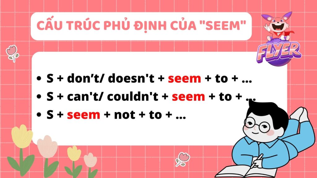 “Seem” “to V” hay “Ving”? 10 phút thành thạo cách dùng “seem"