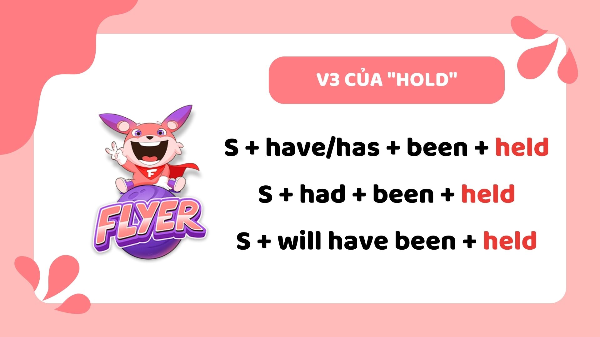 V3 của “hold” là gì? 45 thành ngữ với “hold” thông dụng nhất