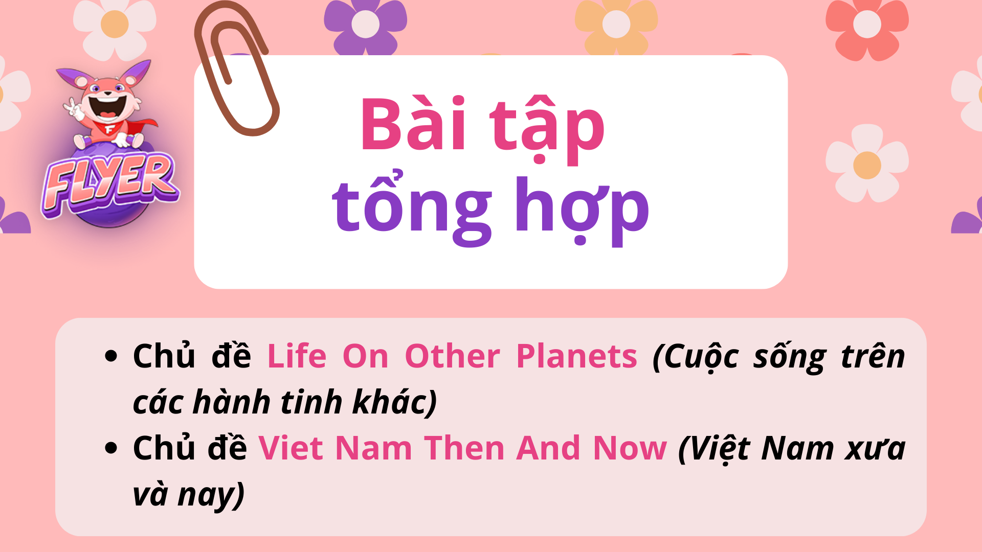 Bài tập tiếng Anh lớp 9 theo từng chủ điểm giúp bạn ôn tập hiệu quả [+ ĐÁP ÁN]