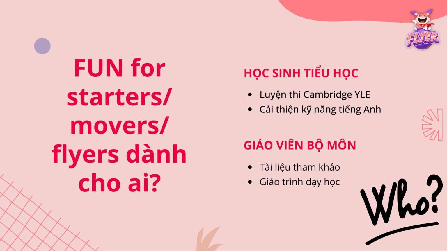 Review bộ sách Fun for Starters/ Movers/ Flyers tổng quát (MỚI)