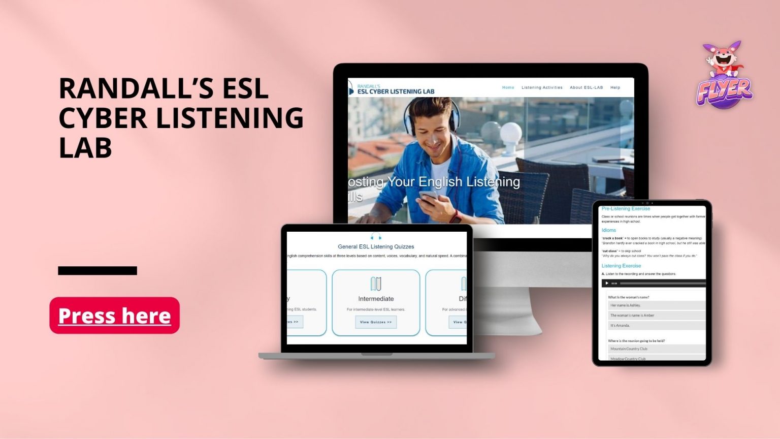 Các trang web luyện nghe IELTS chủ động kèm bài tập tương tác