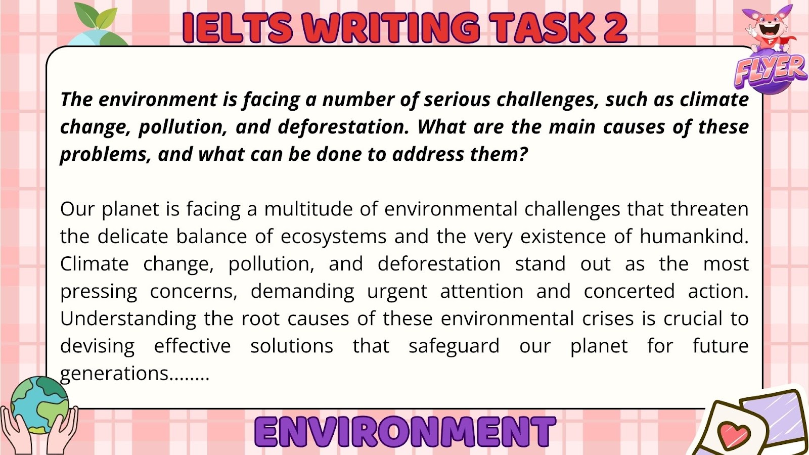 170 bài mẫu IELTS Writing theo 16 chủ đề thường gặp nhất