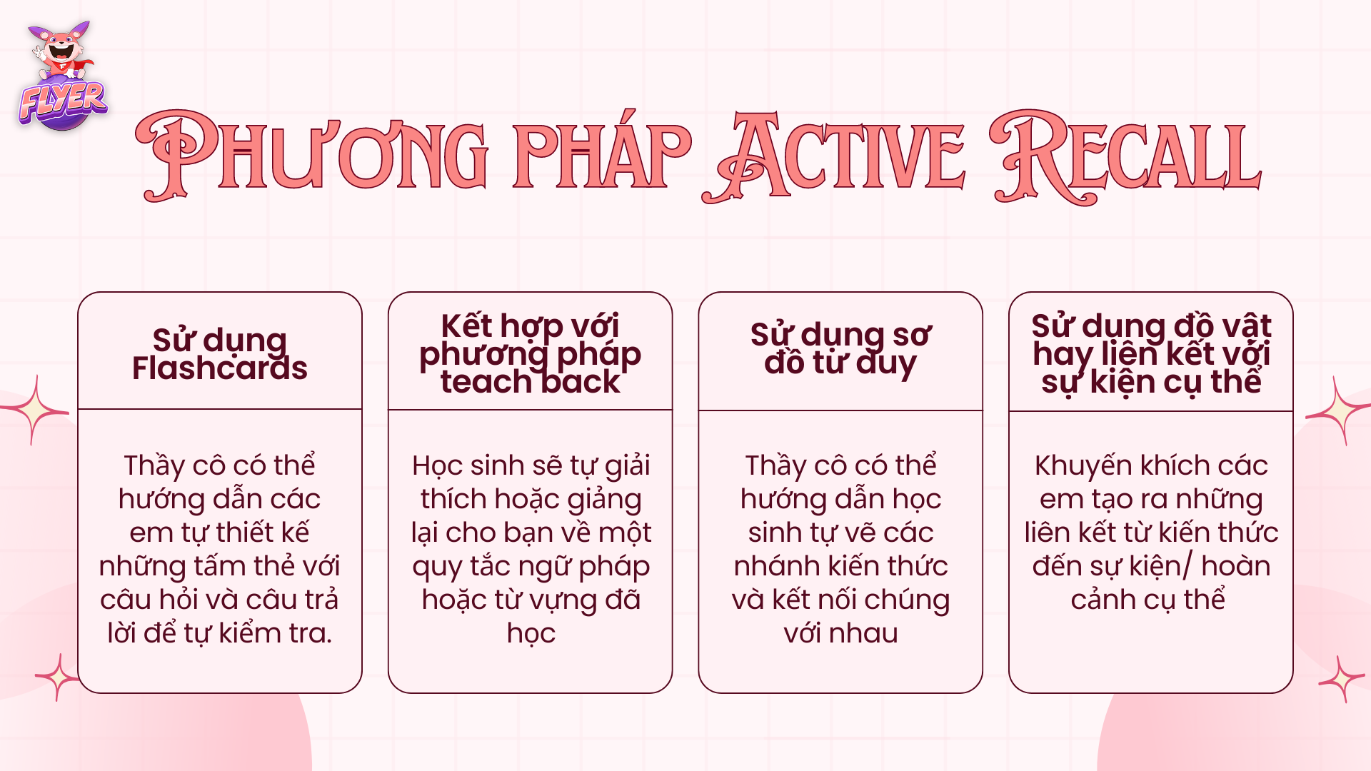 7 Phương pháp dạy luyện thi Starters, Movers Flyers hiệu quả
