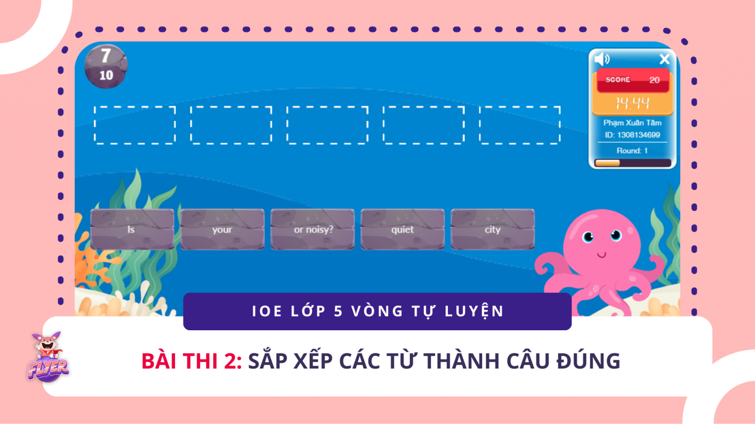 Hướng dẫn CHI TIẾT cách làm bài tự luyện IOE lớp 5