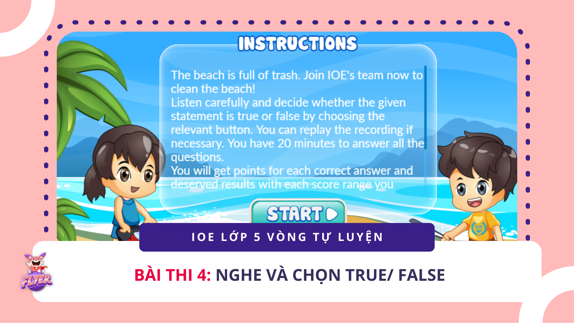 Hướng dẫn CHI TIẾT cách làm bài tự luyện IOE lớp 5