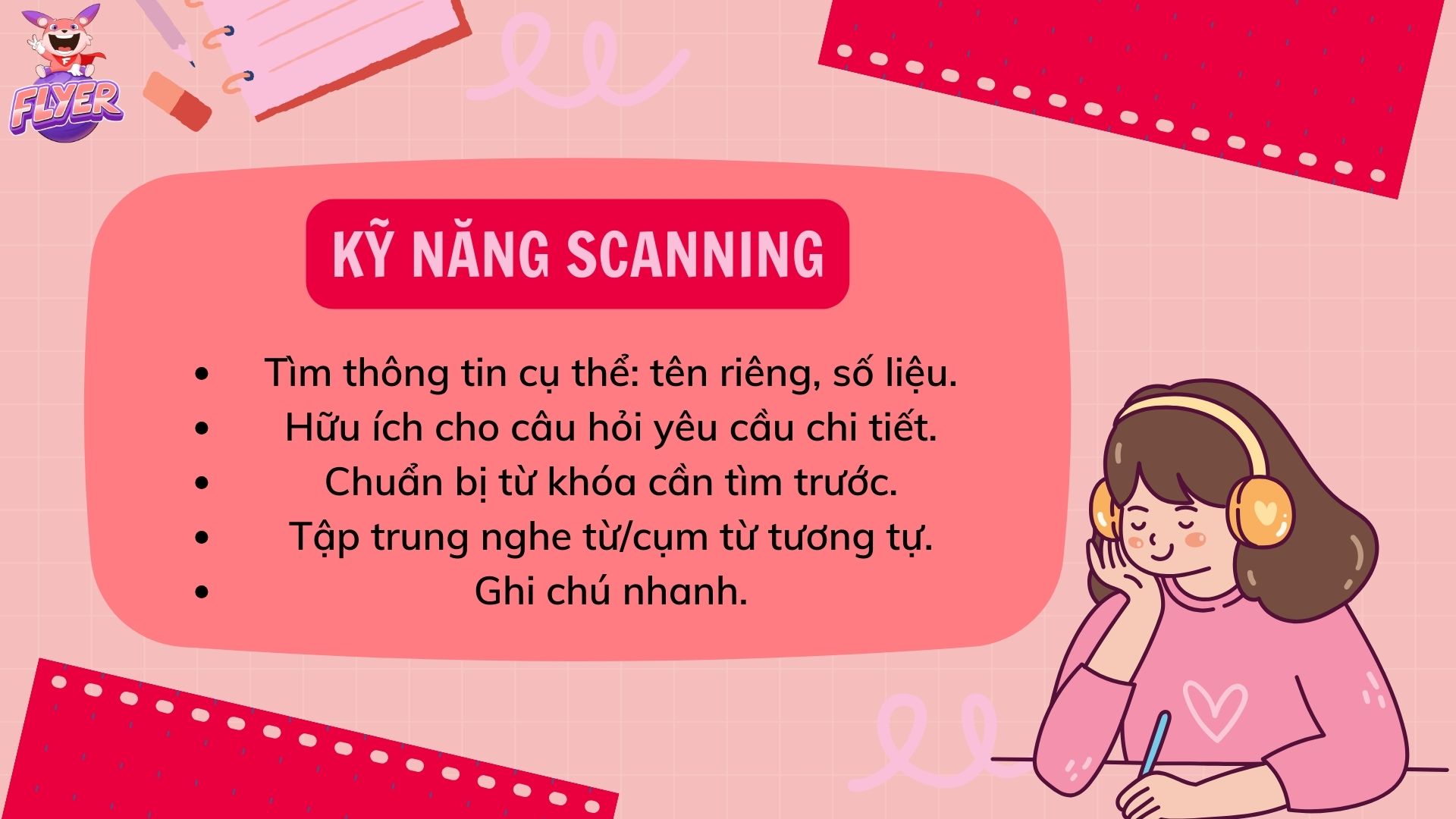 8 kỹ năng làm bài nghe IELTS hiệu quả ( kèm audio thực hành )