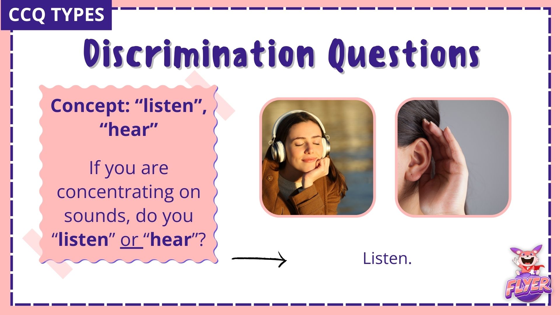 Concept Checking Questions (CCQs) - Câu hỏi kiểm tra mức độ hiểu bài ...