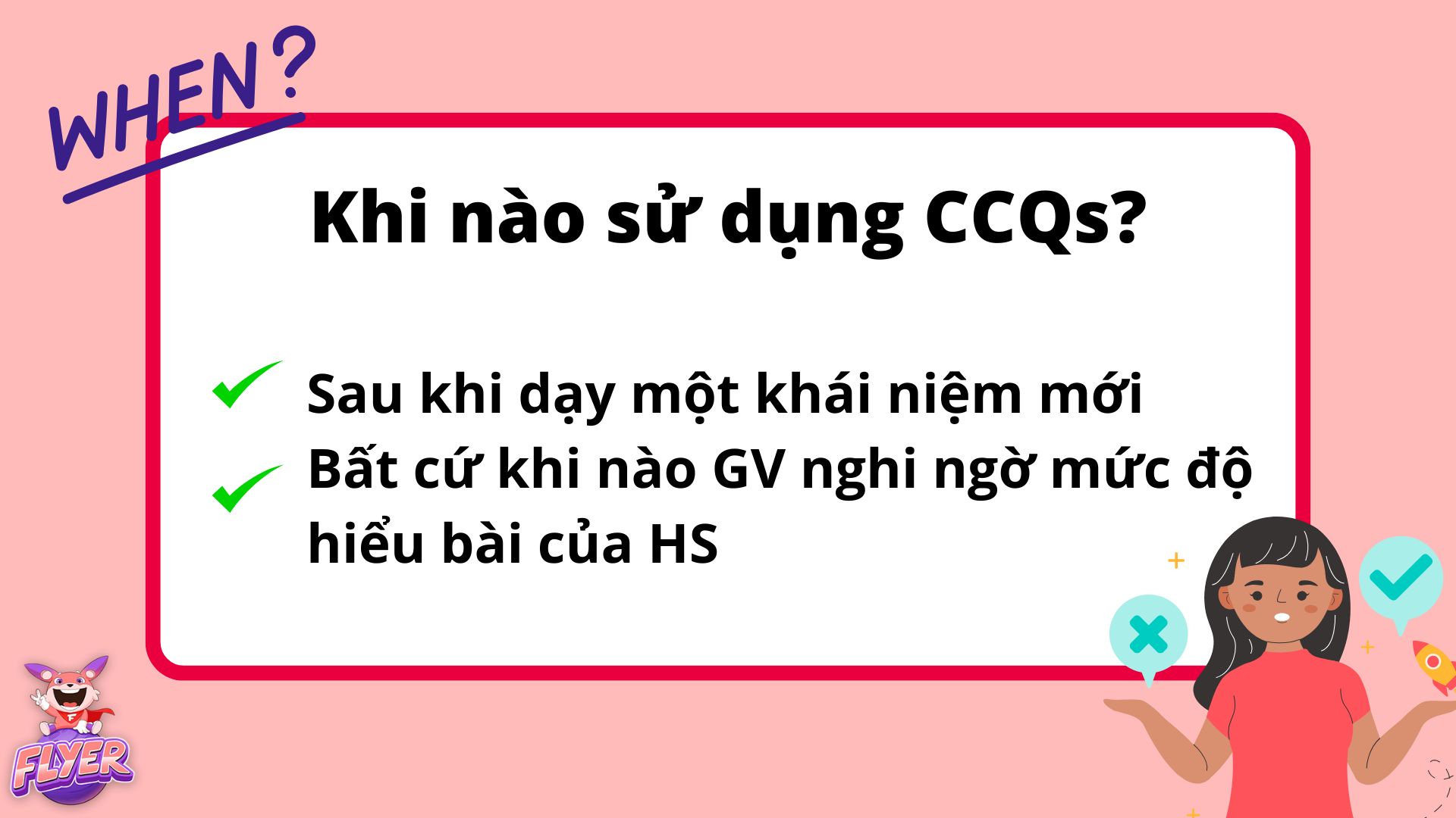 Concept Checking Questions (CCQs) - Câu hỏi kiểm tra mức độ hiểu bài ...